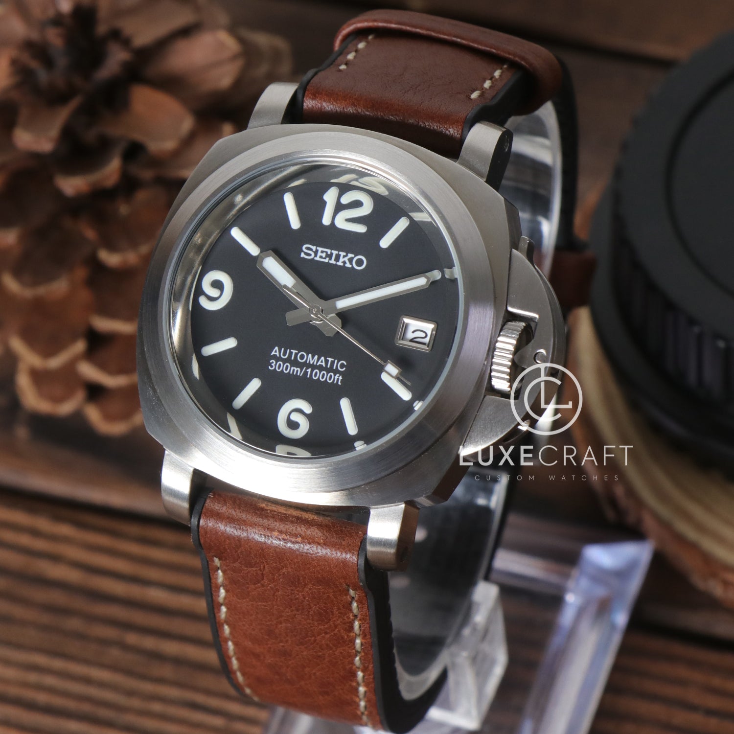 Seiko Mod Panerai Brown | NH35 Automático